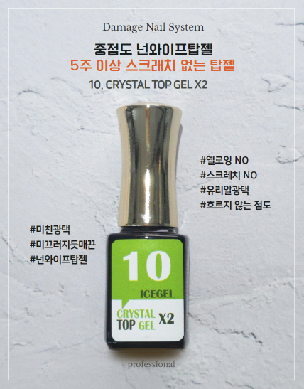 Ice Gel Crystal Top Gel No Wipe Luna Beauty Store Australia