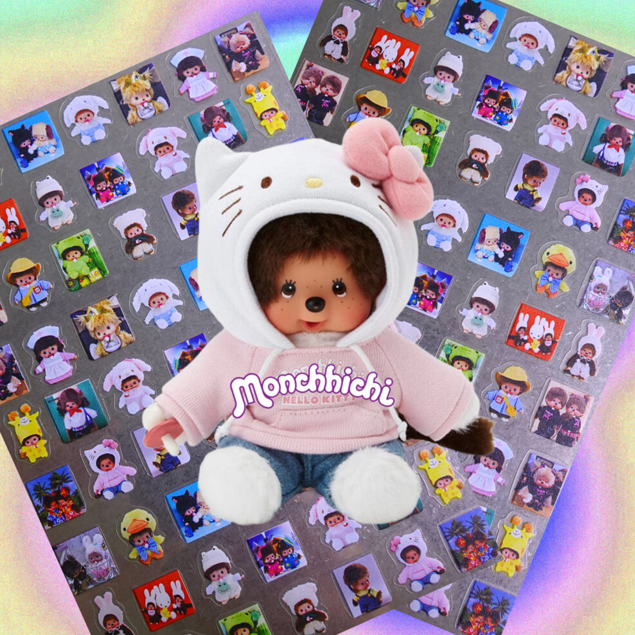 YOLOBITCH Retro Monchhichi stickers – Luna Beauty Store Australia