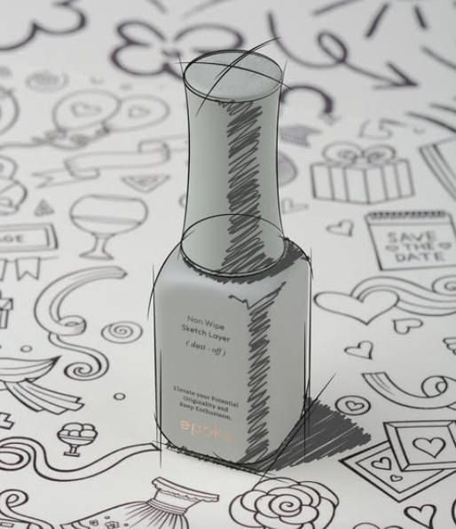 IZEMI Epoke - Non wipe sketch layer gel (Dust off) – Luna Beauty Store ...