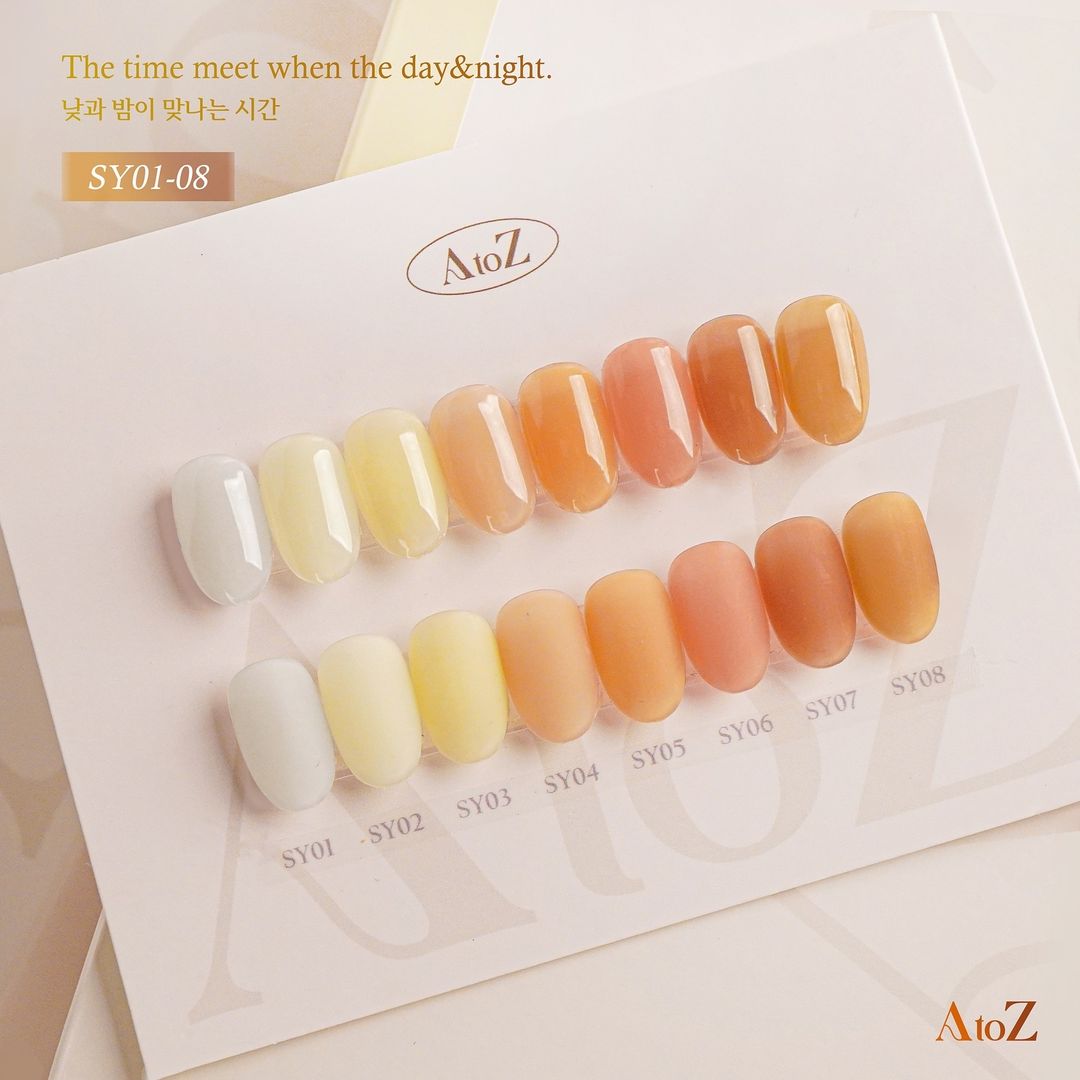AtoZ Syrup colour gel - S01~08 | Individual/collection – Luna Beauty ...