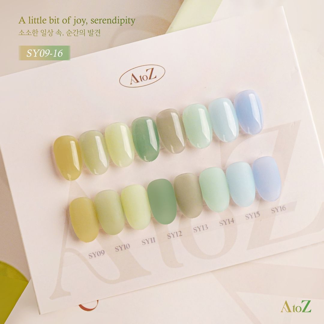AtoZ Syrup colour gel - S09~16 | Individual/collection – Luna Beauty ...